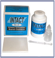 Ortho-Care (UK) Ltd Intact Blue Vanilla Flavour Band Cement Triple Pack 90g