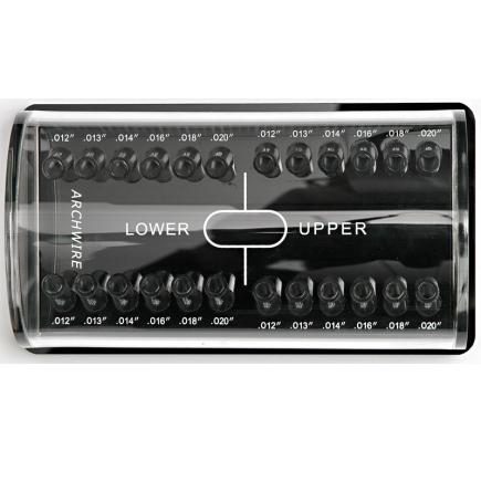 Archwire Holder with Curved Lid